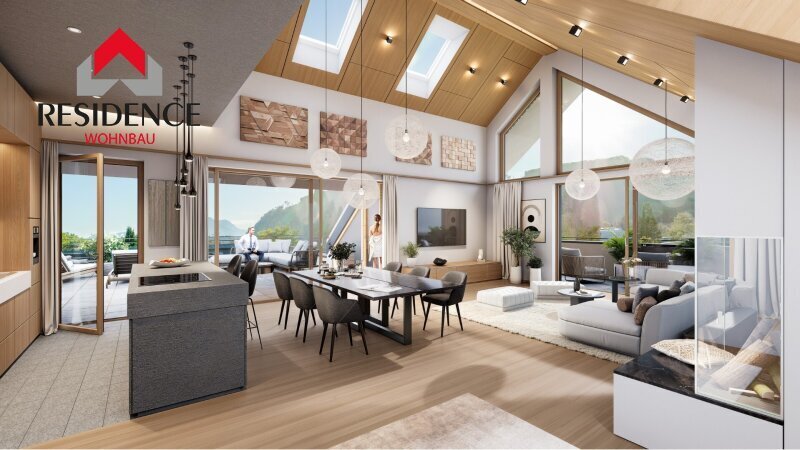 Exklusives Penthouse in Parsch mit Westterrasse & Rundumblick – Wohnen ...