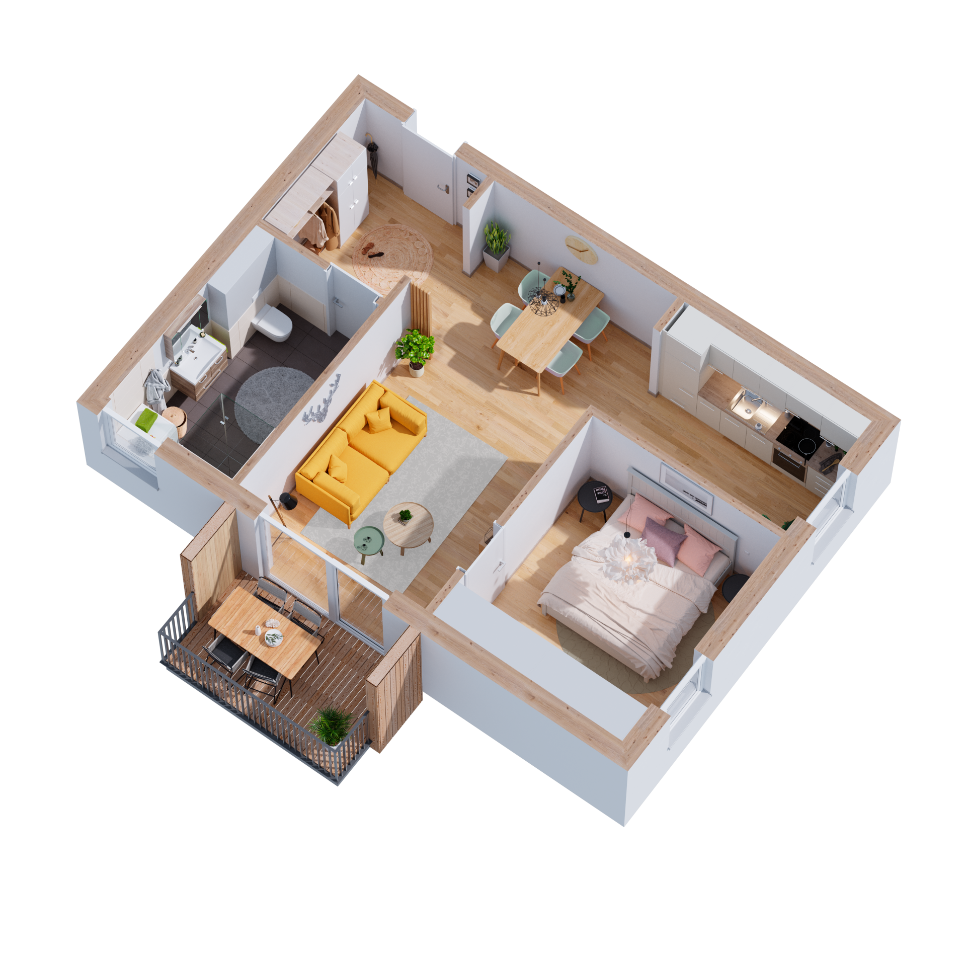 Mehr Grün, mehr Ruhe, mehr Lebensqualität – Gartenwohnung in Perg inkl ...